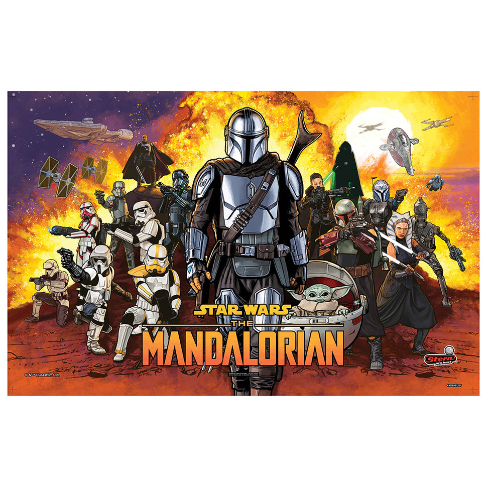 Replacement The Mandalorian Translite for Premium Model – Stern Pinball