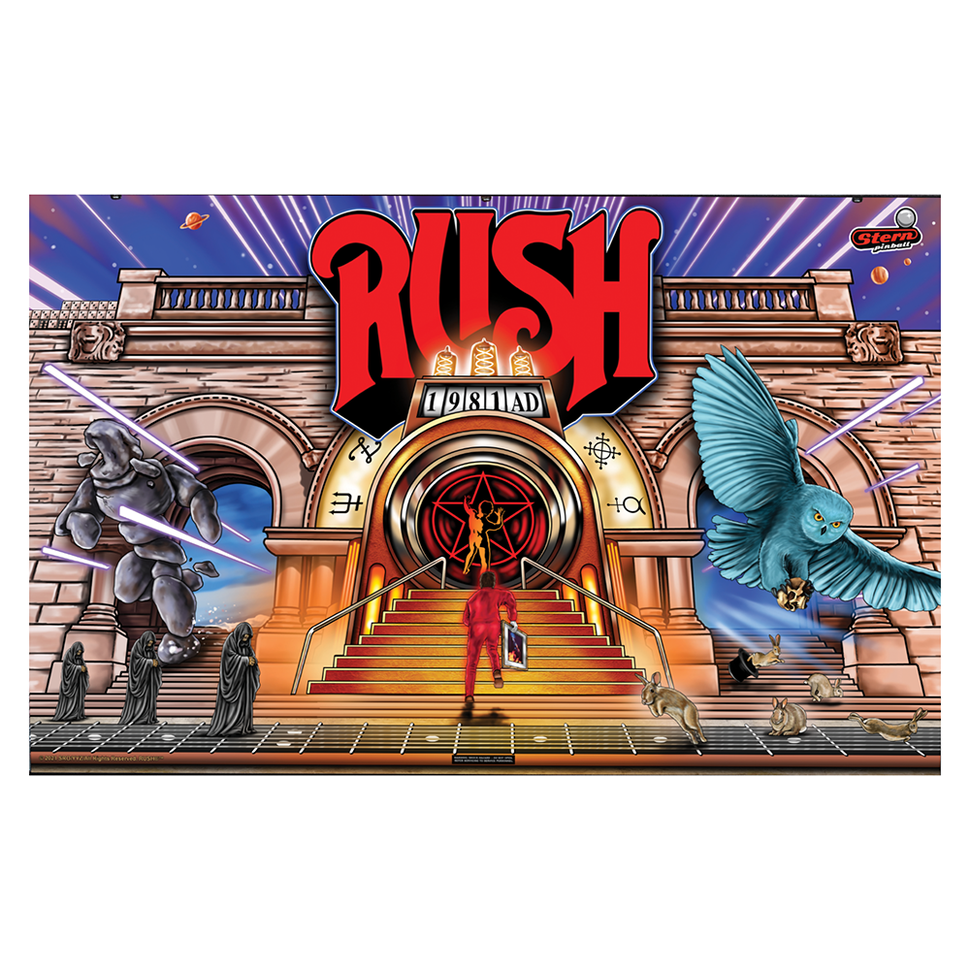 Replacement RUSH Translite for Premium Model – Stern Pinball