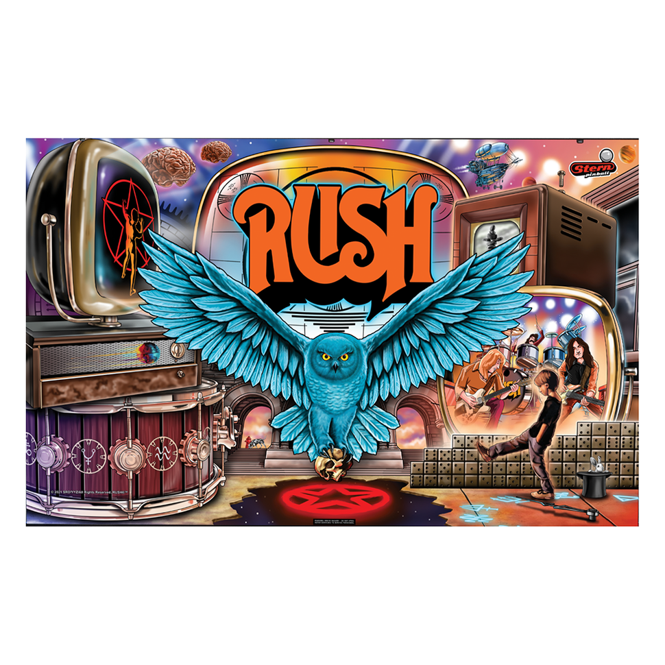 Replacement RUSH Translite for Pro Model – Stern Pinball