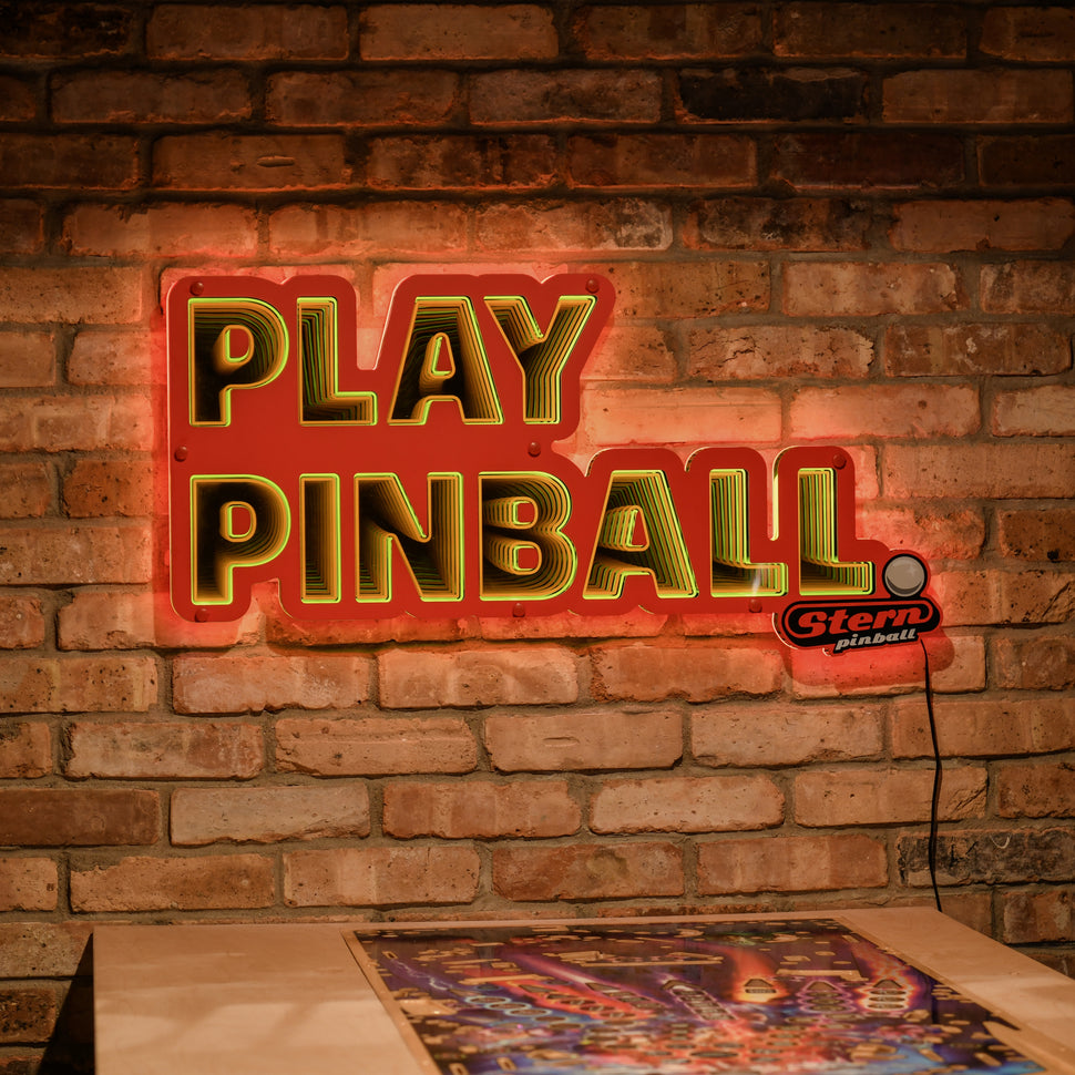 Stern Play Pinball Sign – Stern Pinball