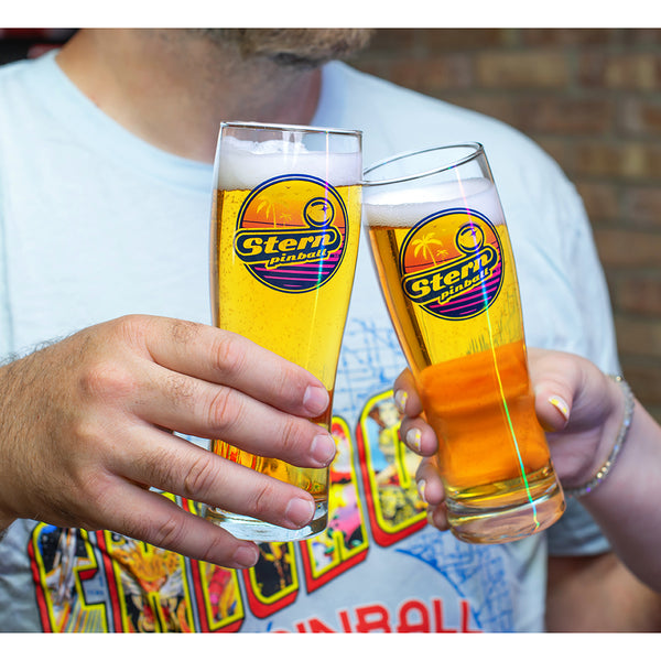 Stern Palm Tree Sunset Belcher Tumbler Glass Set – Stern Pinball