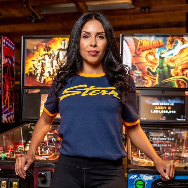 Stern Gold Ringer Tee – Stern Pinball